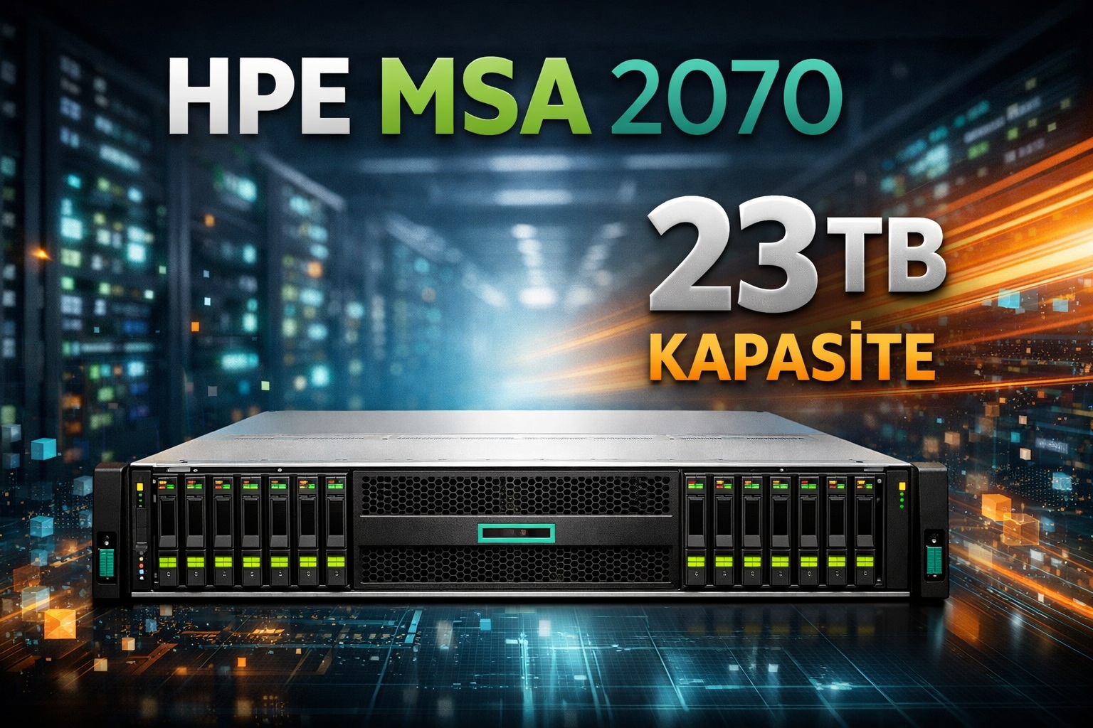 HPE MSA 2070 23TB Storage Array (P76572-B25) | HPE Yetkili Satıcı & 36 ...